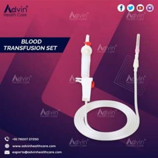 Infusion & Transfusion Disposables | PPTX