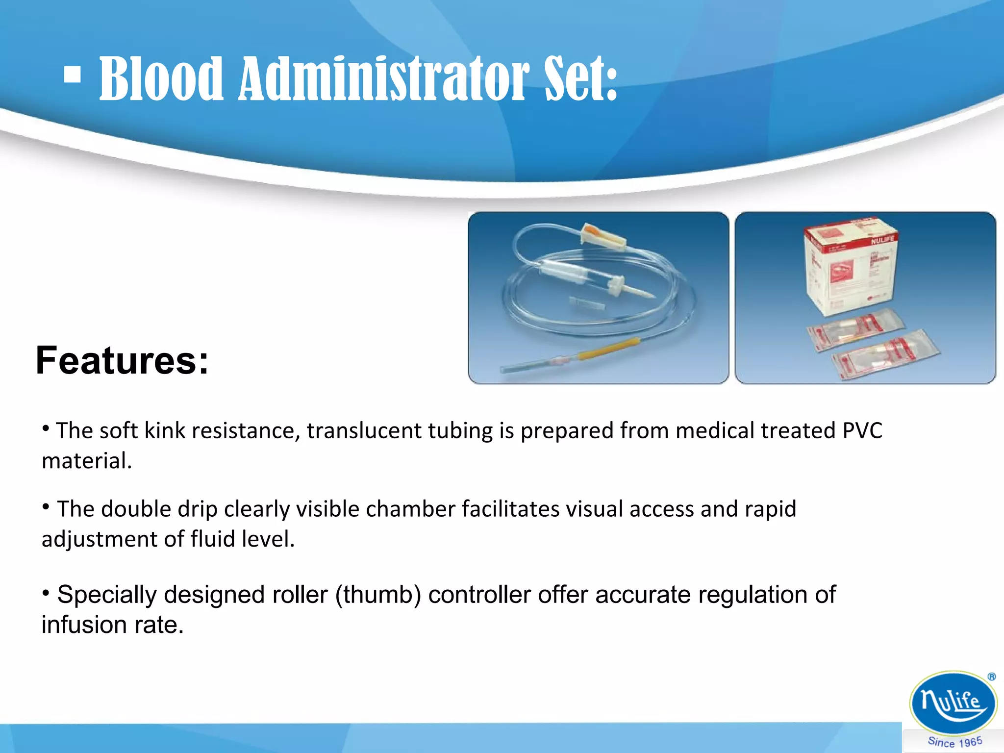 Infusion Transfusion Products Part - 1 | PPT