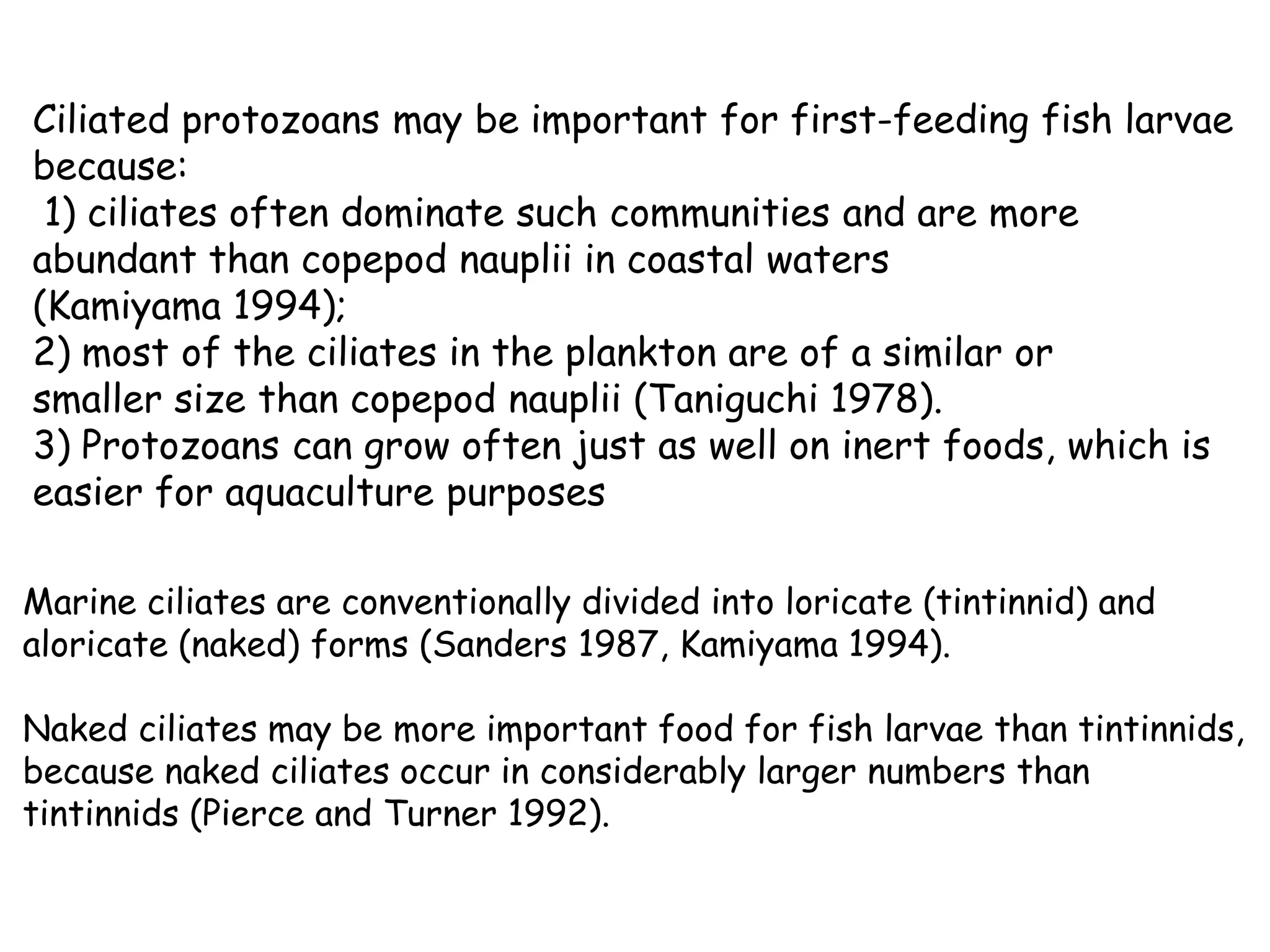 Infusoria in Aquaculture | PPTX
