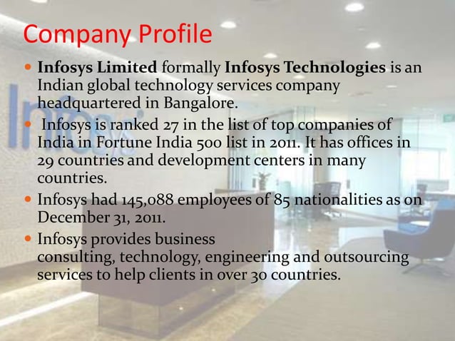 HR practices in infosys | PPTX