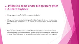 Infosys status in early 2017 | PPT