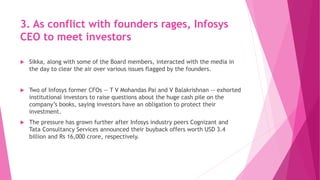 Infosys status in early 2017 | PPT