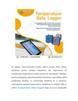 Monitoring Temperature Trends: The Power of Temperature Data Loggers | DOCX