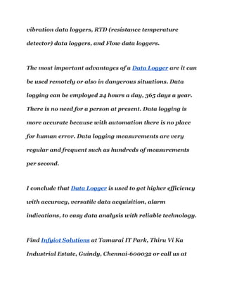 Best Data Logger For Industry Progress | DOCX