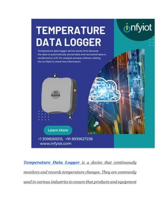 Purpose and Functions of Temperature Data Logger — What You Need to ...
