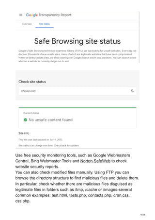 Effective Steps to Fix Joomla Hacking and Remove Malware | PDF
