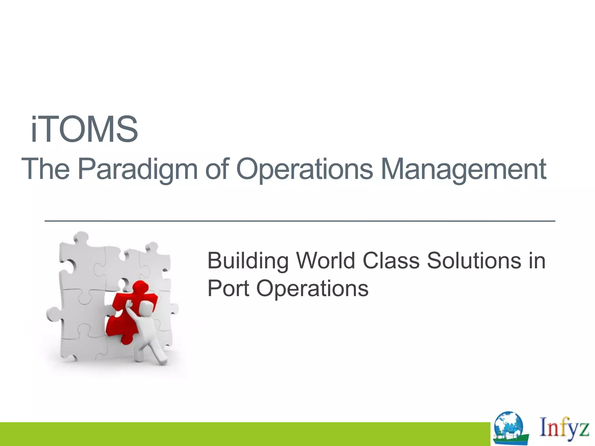 Infyz Port/Terminal Operations Management System | PDF