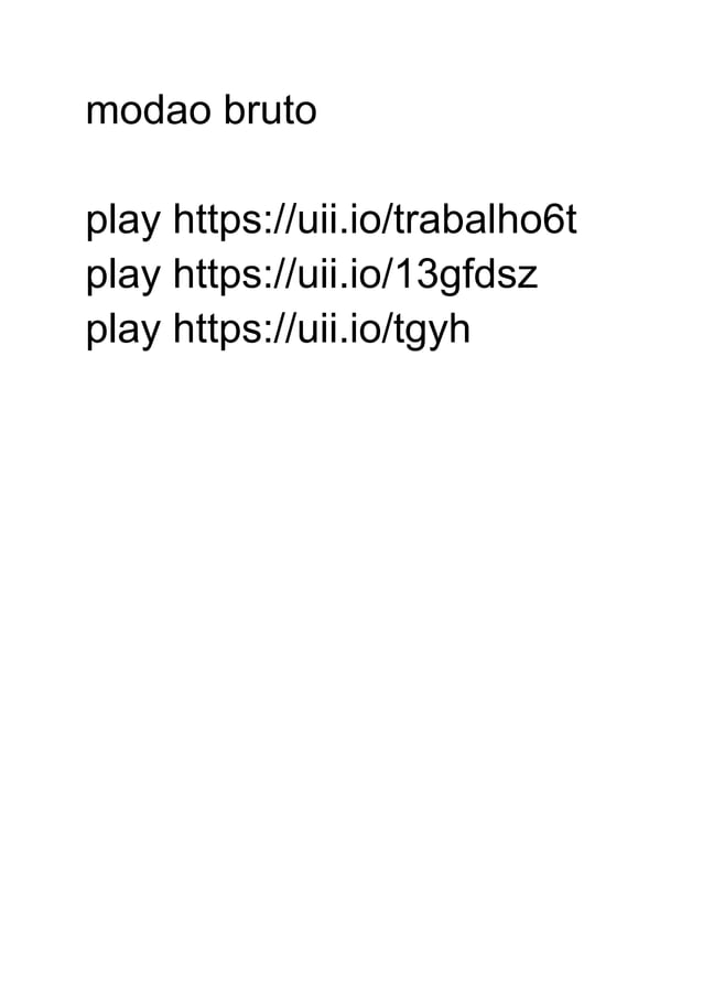 modao bruto | PDF