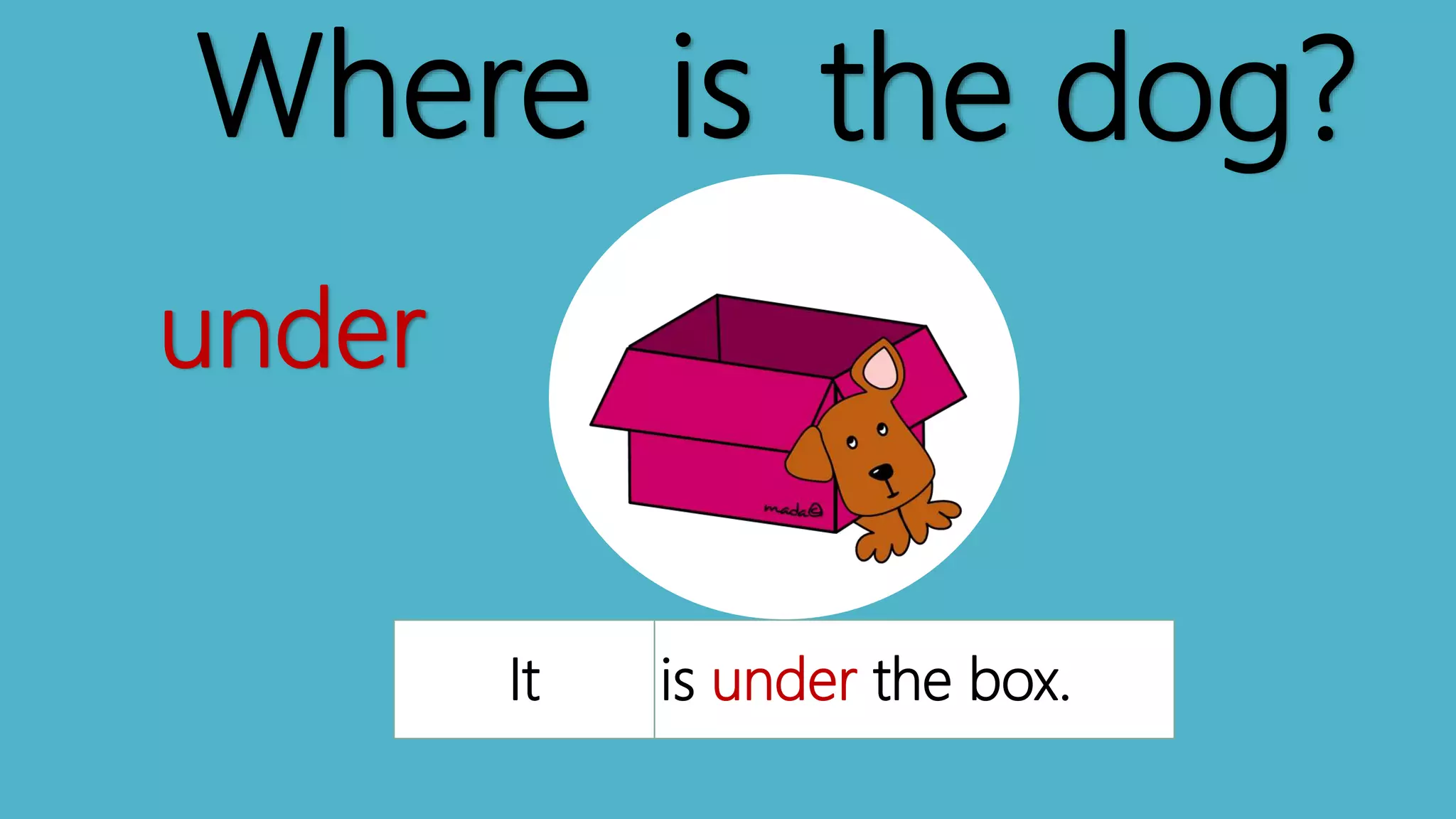 Animals / Prepositions of place | PPTX