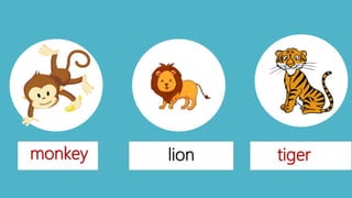 Animals / Prepositions of place | PPTX