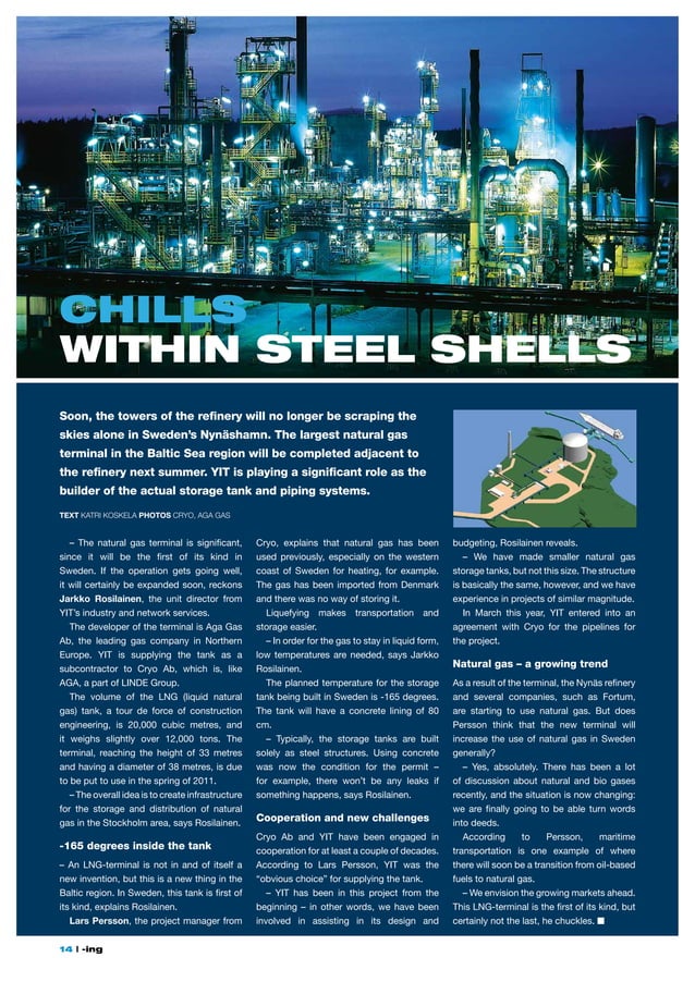 YIT internal magazine - ing 01/2010 | PDF