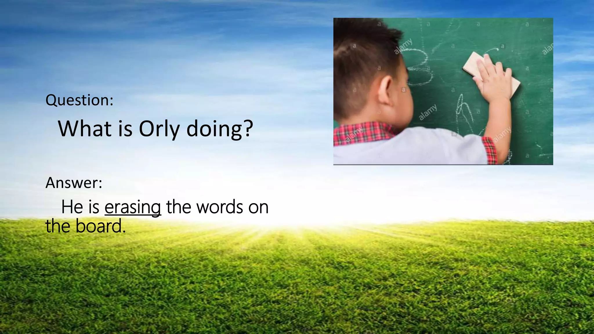 -ing Action Words | PPTX