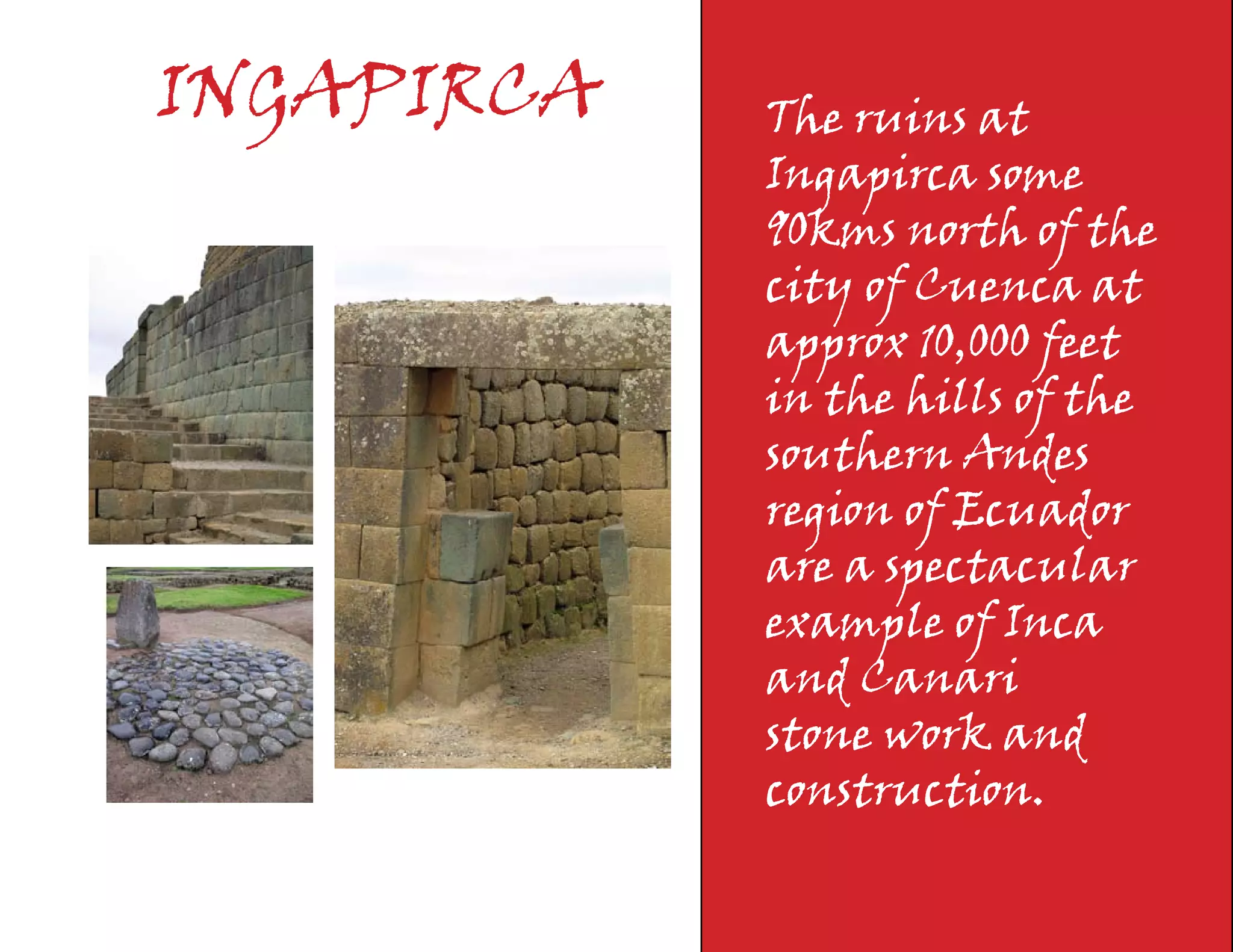 Ecuador: Ingapirca Ruins | PDF