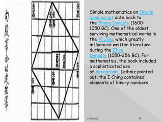 CHINESE MATHEMATICS HOMEWORK | PPTX
