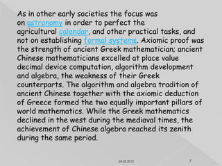 CHINESE MATHEMATICS HOMEWORK | PPTX