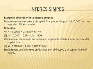 diapositiva sobre tasas de interes y diagrama de flujo | PPTX