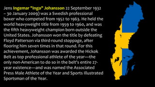 Ingemar Johansson | PPT