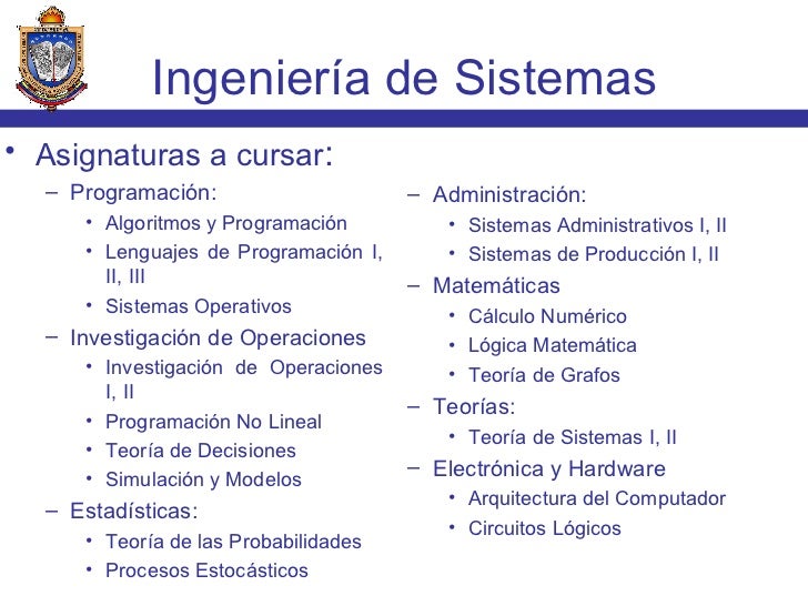 Ingenieria de Sistemas