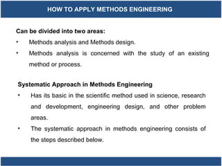Methods Engineering | PPT