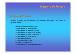 Ingeniería de proceso | PDF