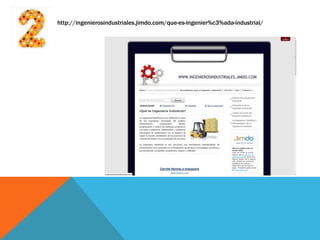 Ingeniería industrial | PPTX