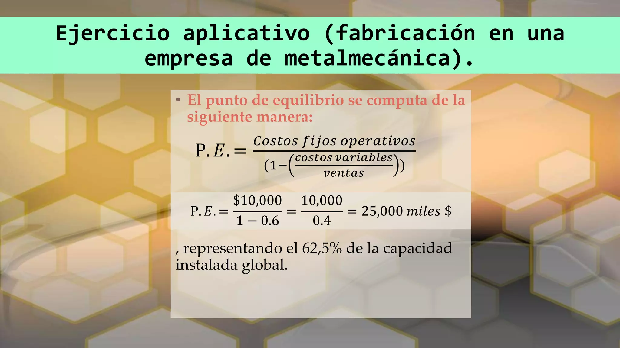 INGENIERIA DE COSTOS II - 07 | PPT
