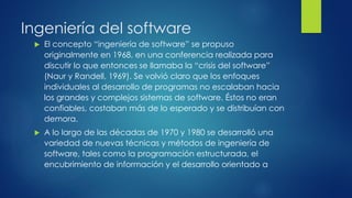 Ingenieria del Software: Software a medida y generico. | PDF