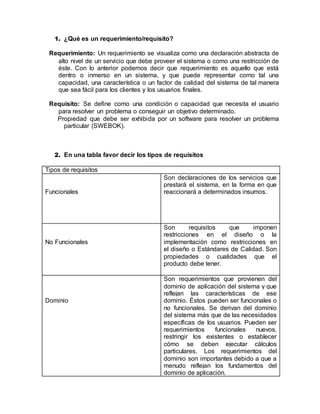 Ingenieria de requisitos | DOCX | Computer Software and Applications | Computing