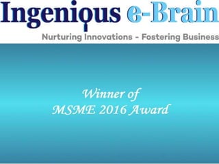 Ingenious e brain solutions presentation | PPTX
