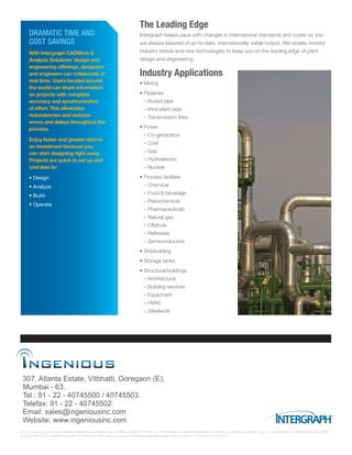 Intergraph ICAS tools through Ingenious | PDF