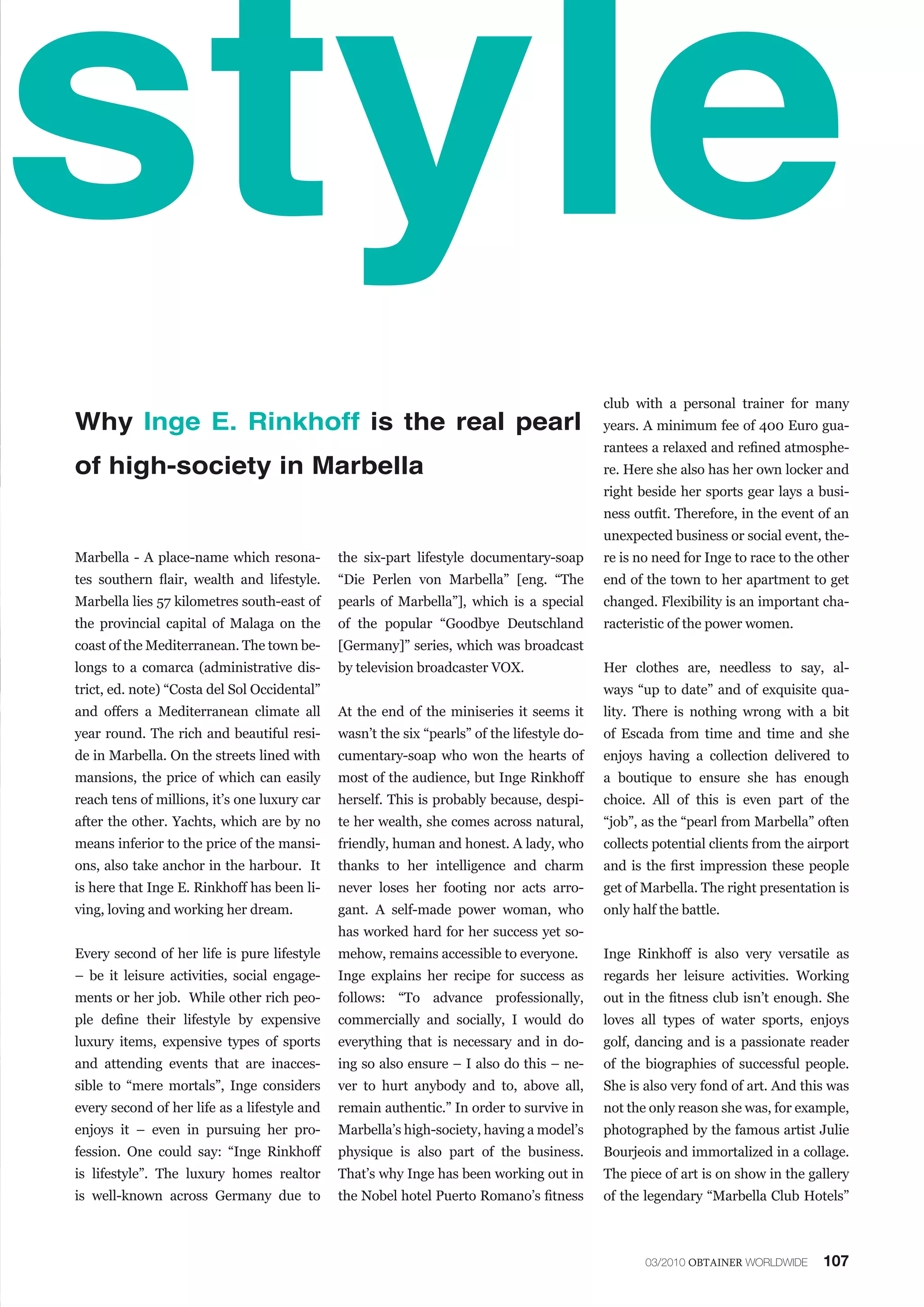 Inge Personality Portrait 03.10. | PDF | Real Estate Renting and ...