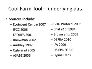 Ingersoll Cool farm tool methods oct 2011 | PDF
