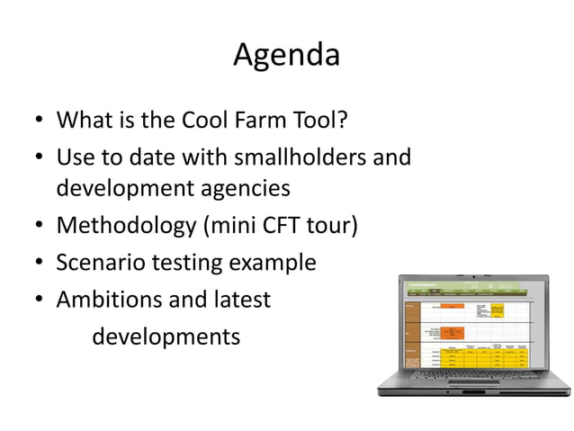 Ingersoll Cool farm tool methods oct 2011 | PPT
