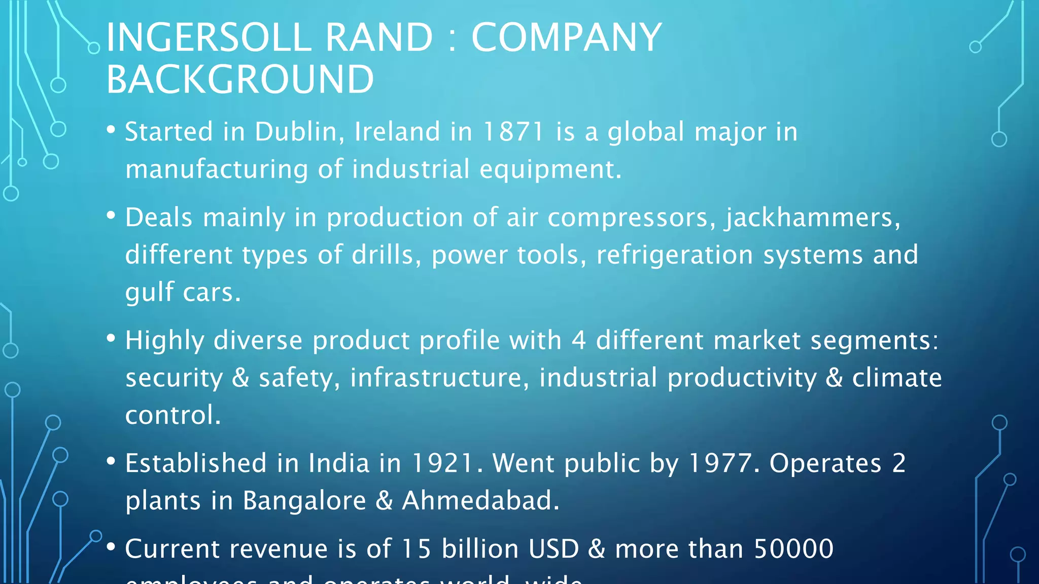 Ingersoll rand air compressor_india | PPTX