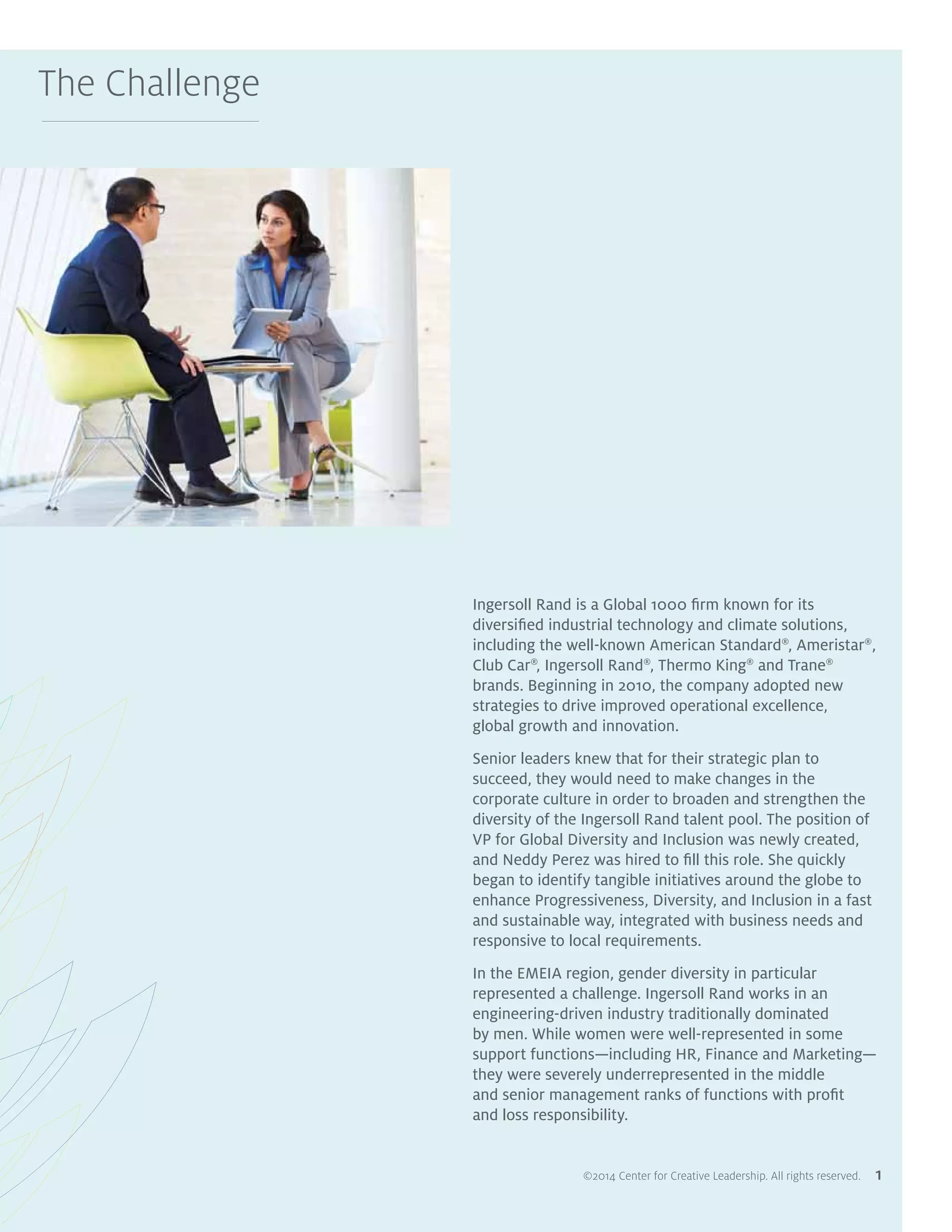 Ingersoll Rand Women's Leadership Program | PDF