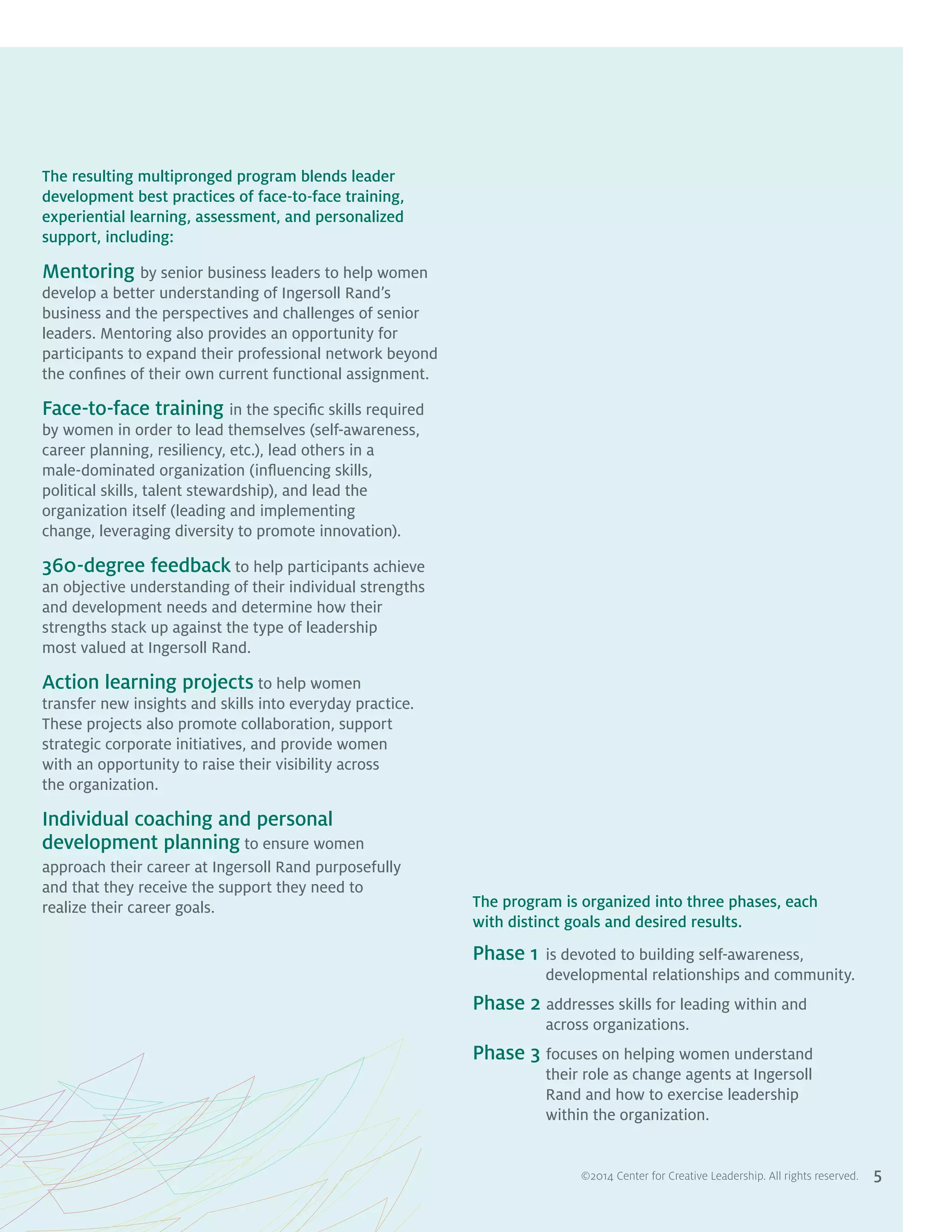 Ingersoll Rand Women's Leadership Program | PDF