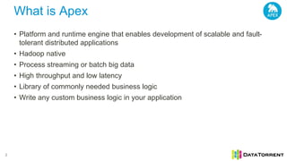 Ingestion and Dimensions Compute and Enrich using Apache Apex | PPTX