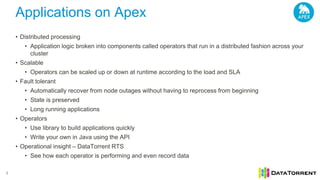 Ingestion and Dimensions Compute and Enrich using Apache Apex | PPTX