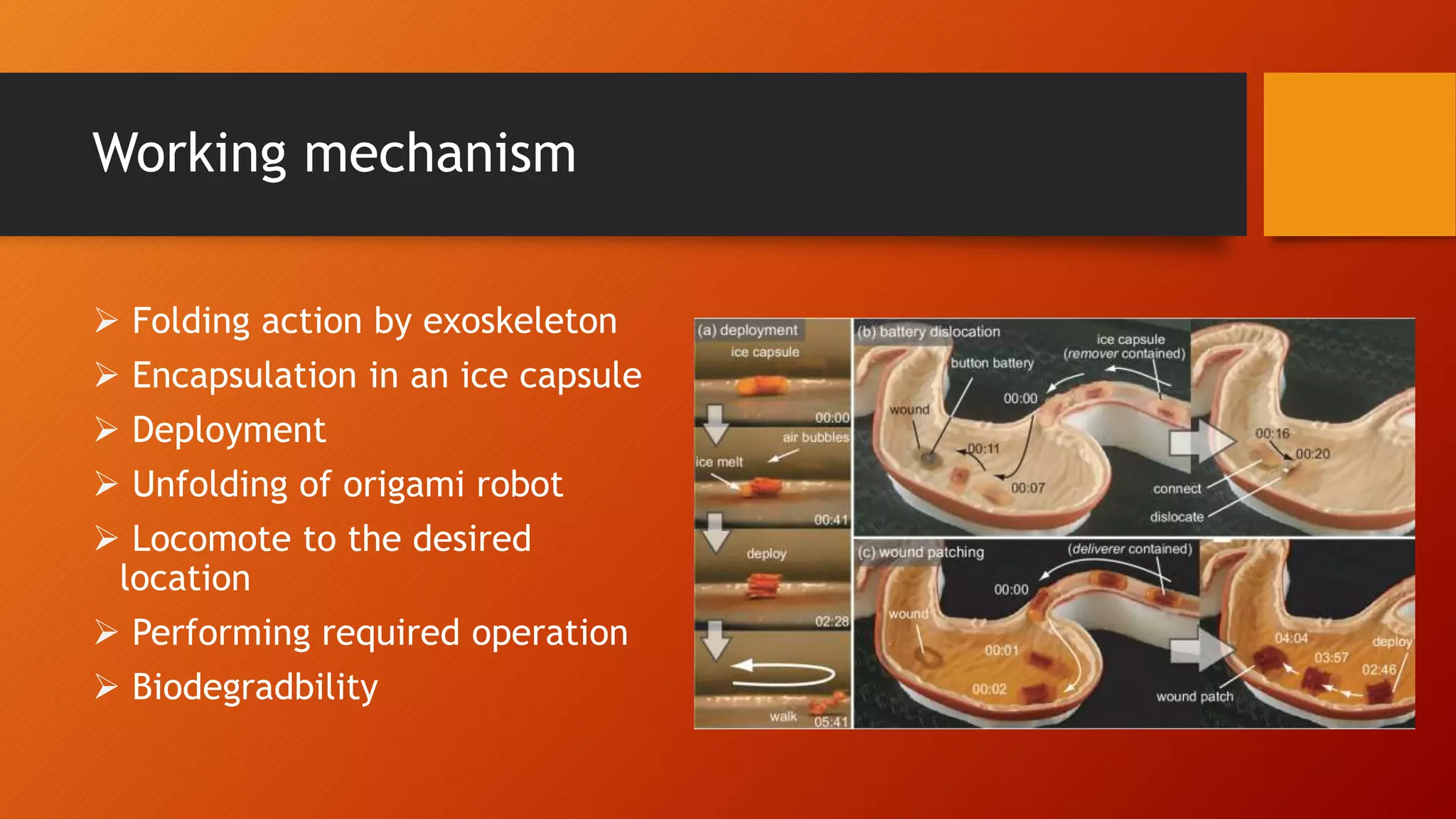 Ingestible origami robots | PPTX