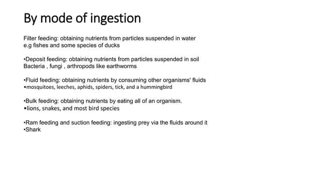 Ingestive behavior | PPT