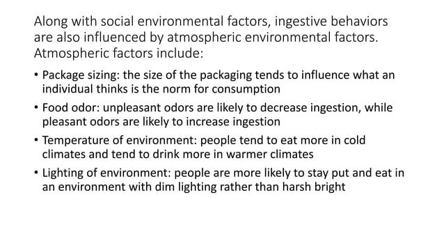 Ingestive behavior | PPT