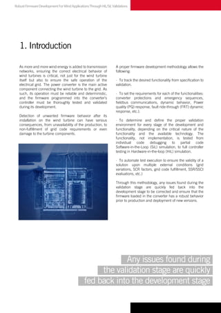 White paper - Robust firmware development for wind applications through HiL/SiL validations. | PDF