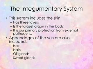 Integumentary System IHS Unit | PPTX | Skin and Dermatology | Diseases ...