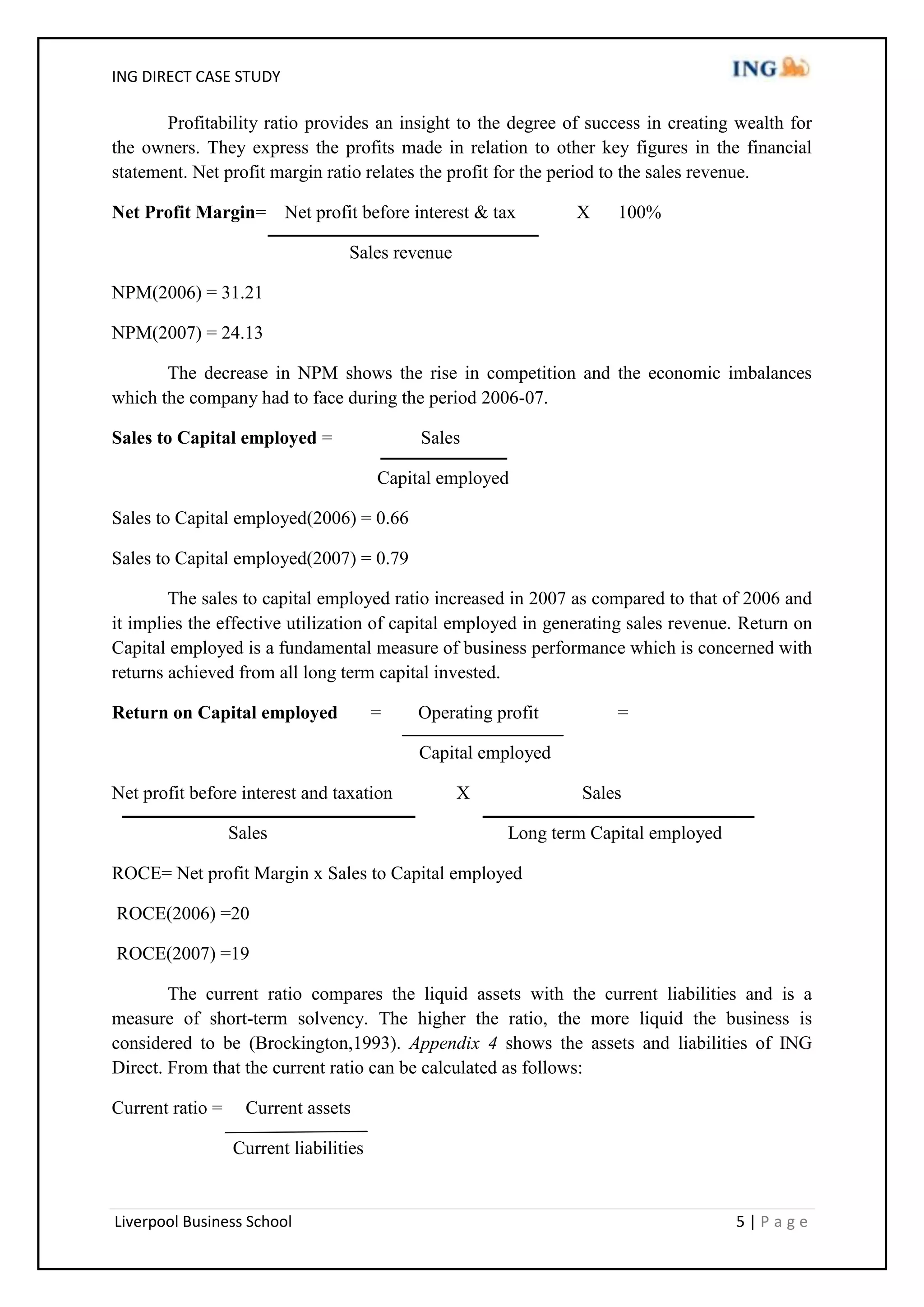 ING Direct Case Study | DOCX