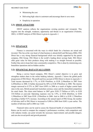 ING Direct Case Study | DOCX