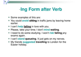 -Ing Form Or Infinitive | PDF