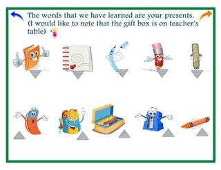 School objects | PPT