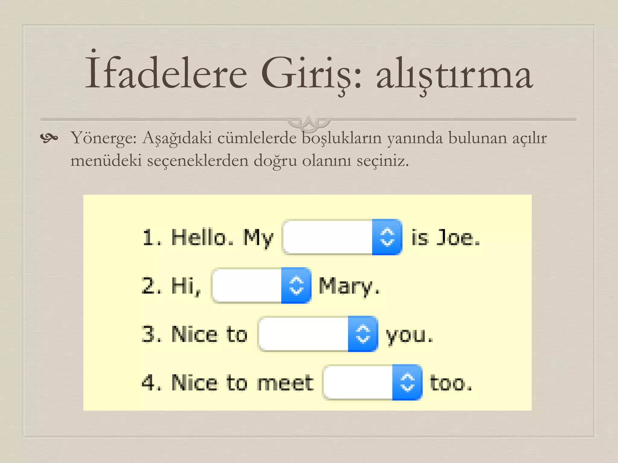 İngilizce unit1 ayse | PPTX