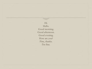 İngilizce unit1 ayse | PPTX