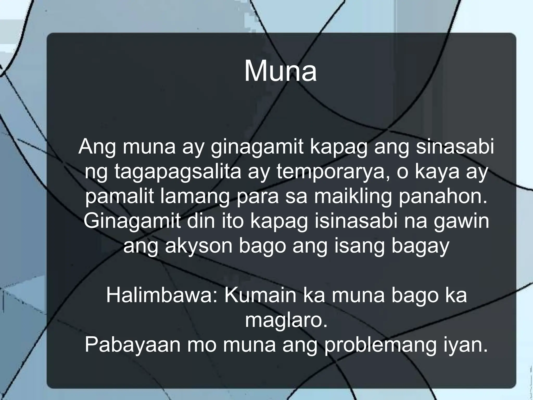 Baitang 7 - Ang Ingklitik (Yata, Man, Muna, Kaya) | PPT